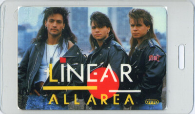 LINEAR 1990 AAA LAMINATED BACKSTAGE PASS Latin Rock Charlie Pennachio ...