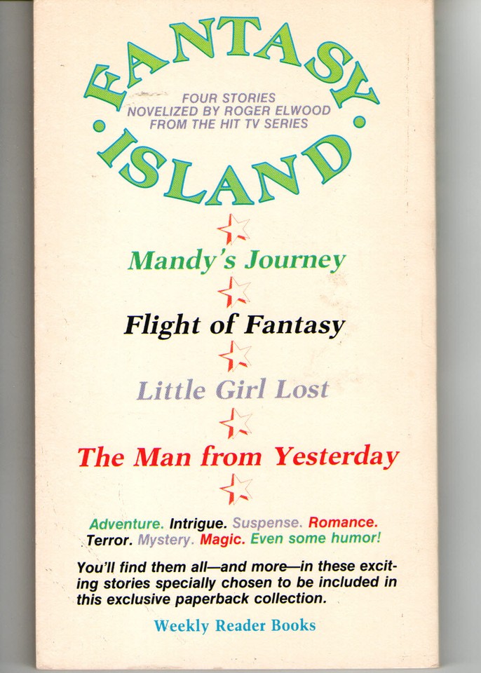FANTASY ISLAND PAPERBACK (1981) RICARDO MONTALBAN MR ROARKE TATTOO ...