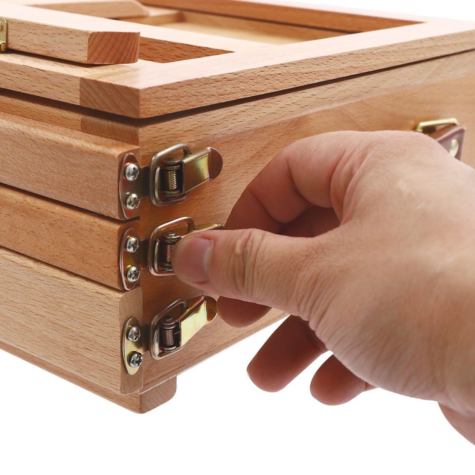 Adjustable Storage Box Easel Painting Board Stand with Drawers,Storage ...