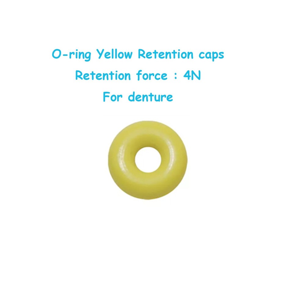 US 4Pcs/Set O-ring Set Dental for Ball Attachment Abutment for Hiossen ...