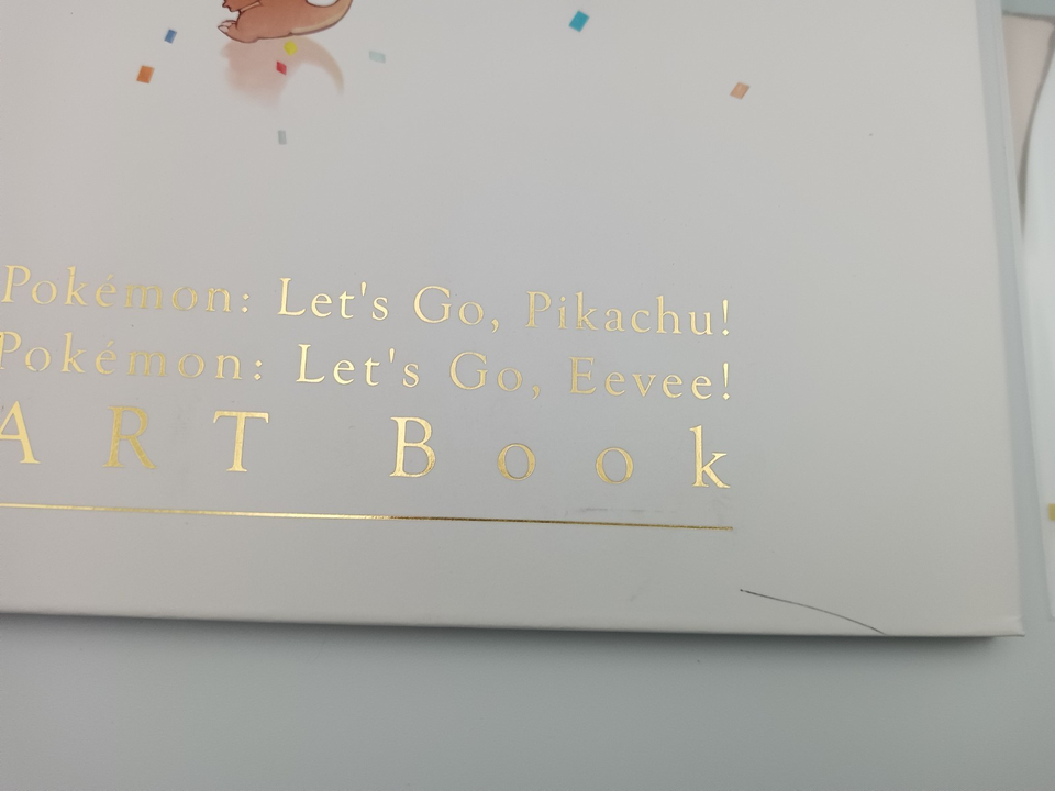Pokemon Center Original Limited Let's Go Pikachu Eevee Art Book Clear ...
