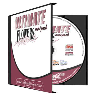 FLOWERS CLIPART-VINYL CUTTER PLOTTER IMAGES-EPS VECTOR CLIP ART ...