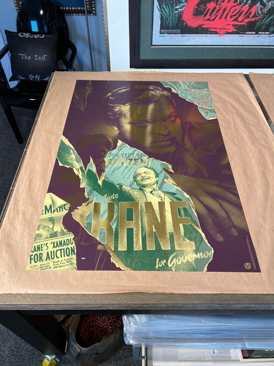Citizen Kane Election Poster Citizen Kane Orson Welles Campaign Poster