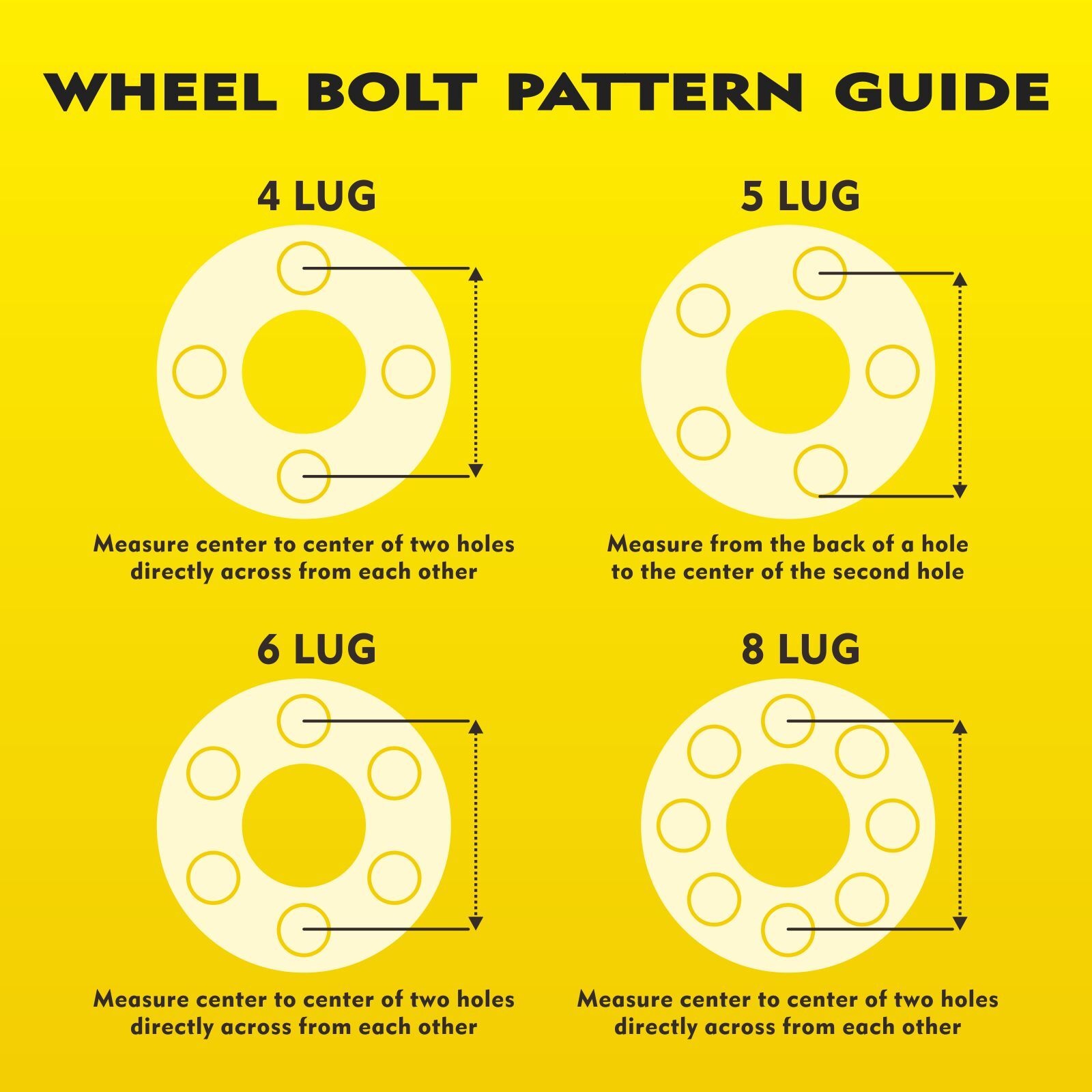 For Dodge Ram 2500 3500 Ford 9/16" Studs 2PC 2" 8 Lug Black Wheel ...