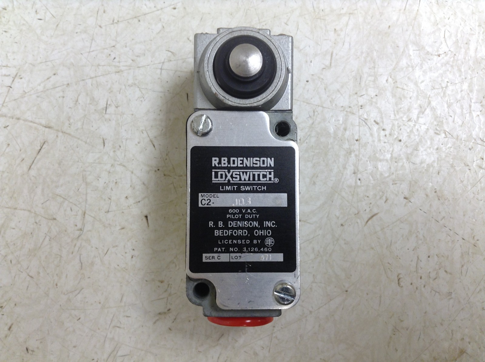 R.B. Denison C2-JD3 Limit Switch LOXSwitch LOX | eBay