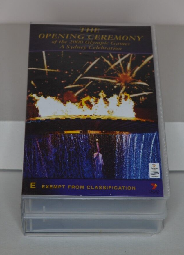 Sydney 2000 Olympics Opening Ceremony VHS Two Tapes Cathy Freeman ...