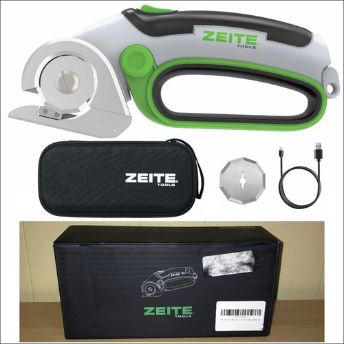 ZEITE 4V Cordless Electric Scissors, Cardboard Cutter w/ 2 Blades ...