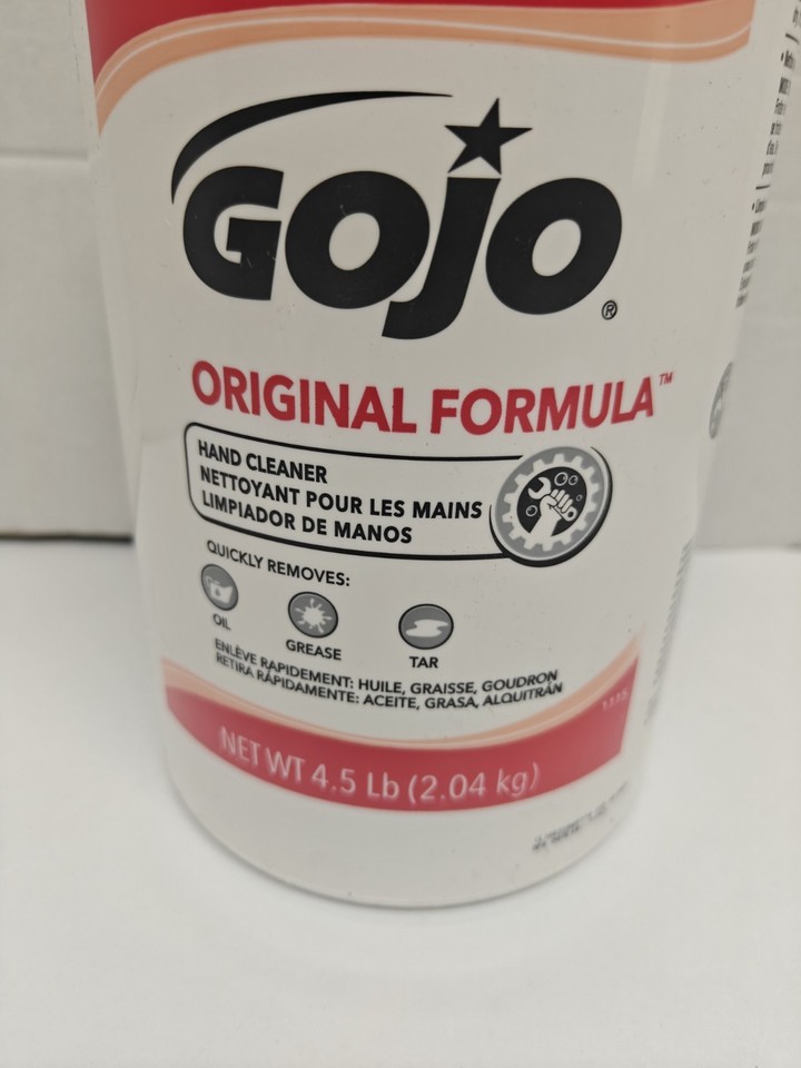 Gojo Original Formula Hand Cleaner No Scent 4.5 lb, Removes Heavy ...