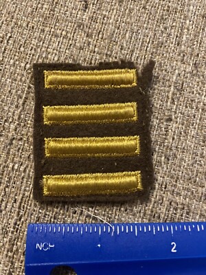 WWII US Army Overseas Bars Patches Four Bars 24 Months INV7644 | eBay