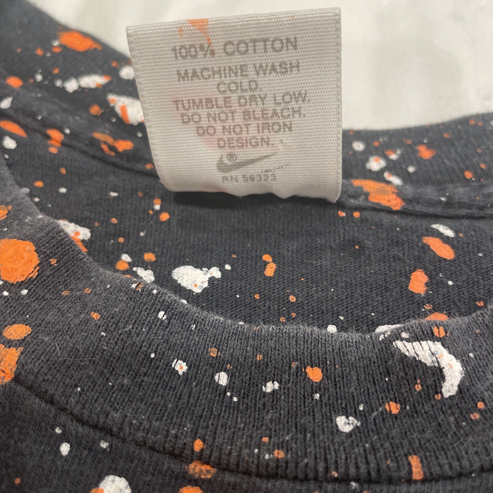 Vintage 90’s Nike Paint Splatter Confetti Men’s T-Sh… - Gem