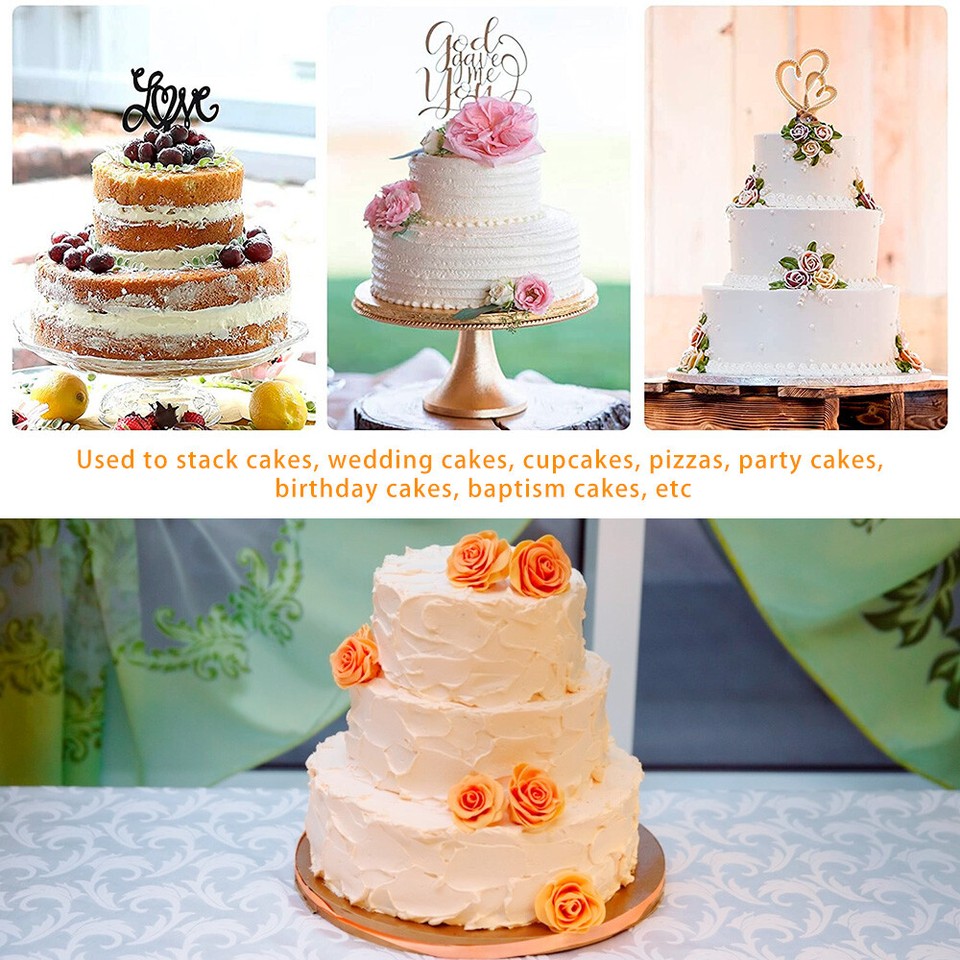 Cake Stand Multi-Tier Dessert Tower Reusable Cake Plate Supports with ...