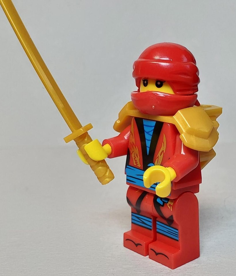 Set of 8 Custom Lego Ninjago Elemental Warrior Minifigures Sensei, Nya ...