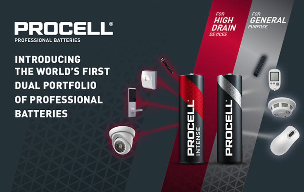 DURACELL 9V PROCELL HIGH POWER MN1604 Alkaline Smoke Alarm Batteries ...