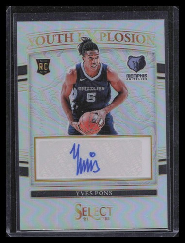 2021-22 Panini Select #YE-YPN Yves Pons Youth Explosion Signatures | eBay