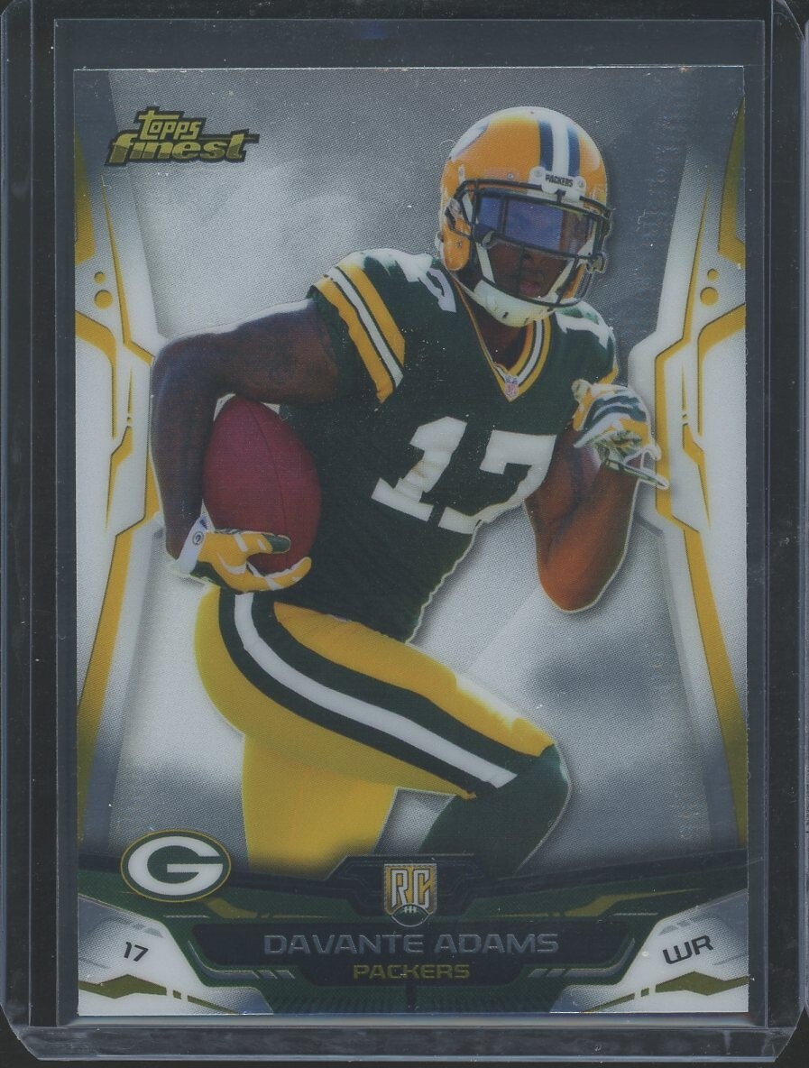 2014 Topps Finest Davante Adams Rookie RC #130 Green Bay Packers | eBay
