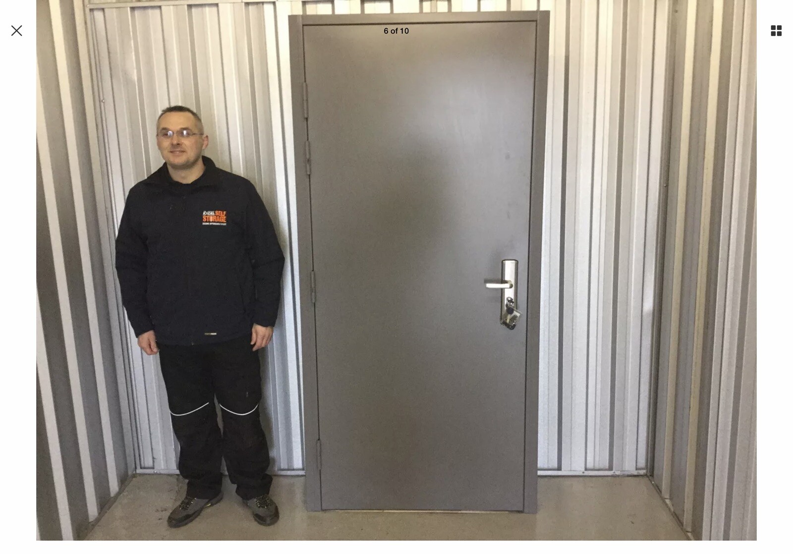 New Steel 12 Point Locking Security Doors Heavy Duty Steel Warehouse ...