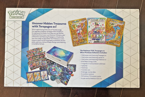 POKEMON Terapagos EX Ultra Premium Collection (UPC) Guaranteed Sealed ...