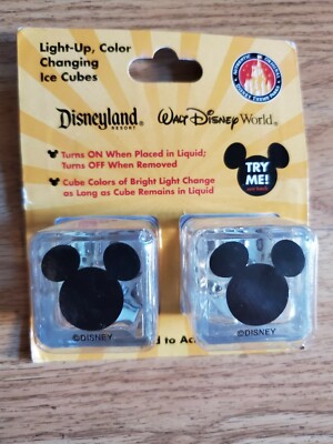 NEW Disney Ice Cubes - Light Up Color Changing Non Working | eBay