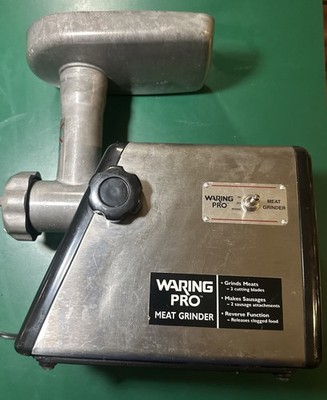 Waring Pro Professional Electric Meat Grinder Model MG100 150 Watts ...
