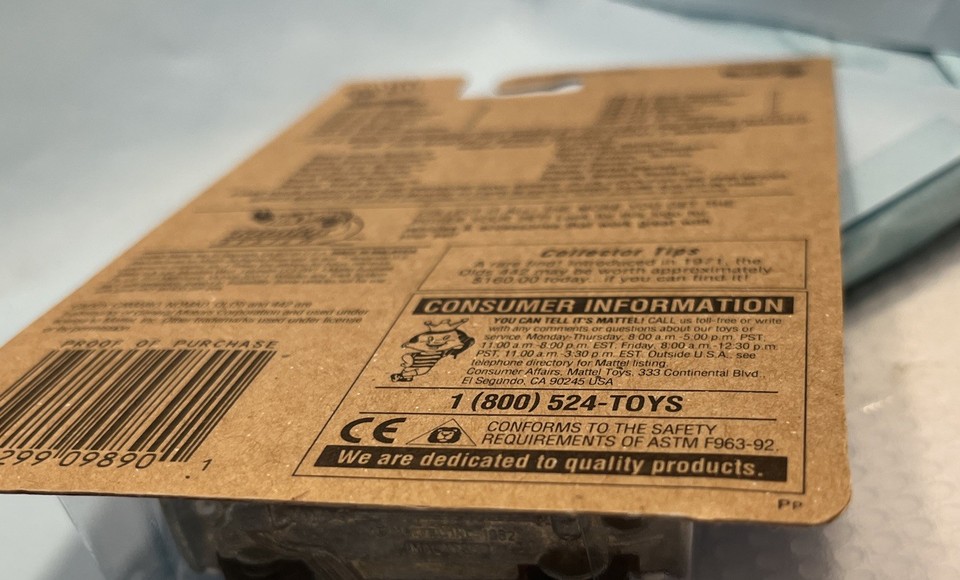 1995 Hot Wheels Treasure Hunt Series ‘67 Camaro Limited Edition - 1/ ...