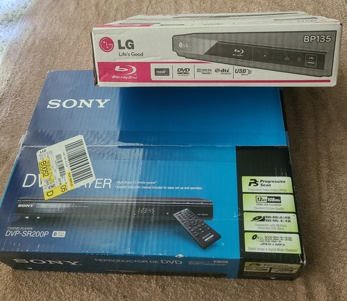 LG BP350 Blu-ray Disc DVD Player & Sony DVD Player NIB Media DVD ...