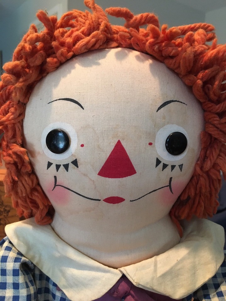 RARE GEORGENE RAGGEDY ANDY 1940’S 22” ORIGINAL OUTFIT! | eBay