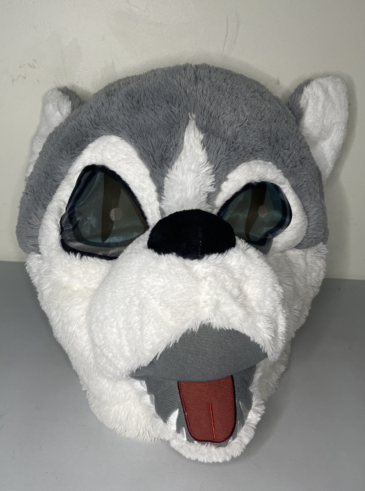 Dan Dee Big Greeter Head Gray Wolf Maskimal Furry Mas… - Gem