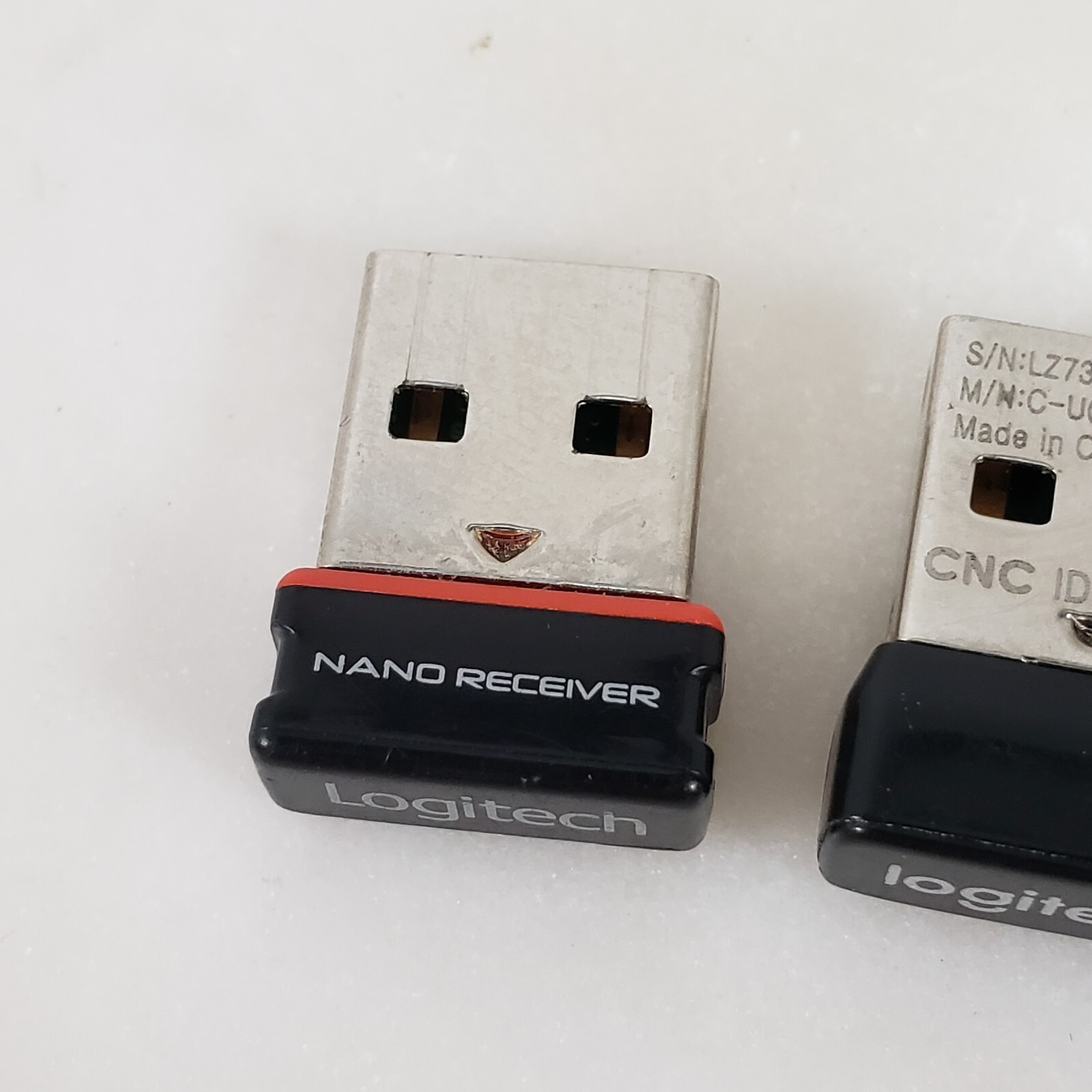 Lot of 3 Logitech Wireless USB Nano Receiver Dongles (2)C-U0007 (1) C ...
