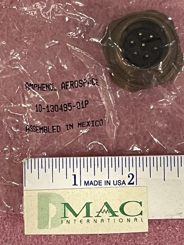 10-130495-01P CIRCULAR MIL SPEC CONNECTOR 7 PIN AMPHENOL AEROSPACE (LOT ...