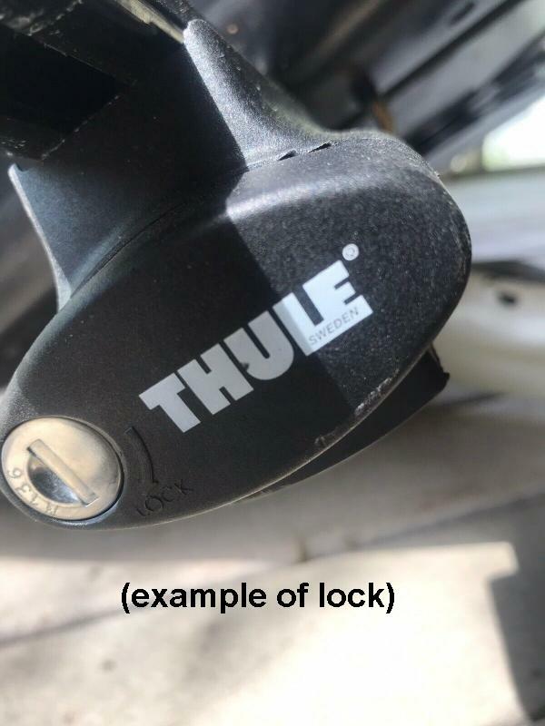 (2) Thule Ski / Roof Rack Keys Cut Codes N001 - N250 - SHIPPED W ...
