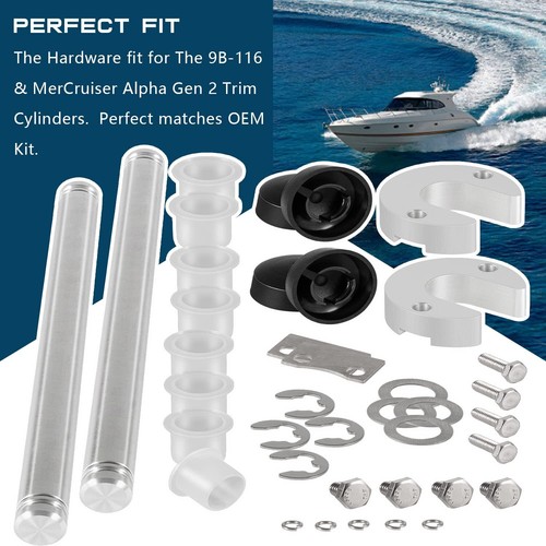 MerCruiser Alpha 1 Gen 2 Trim Cylinder Pin Cap Bushing Hardware Kit SEI ...