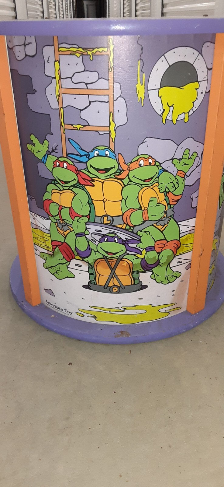VINTAGE TEENAGE MUTANT NINJA TURTLES TOY CHEST WITH COVER - USED | eBay
