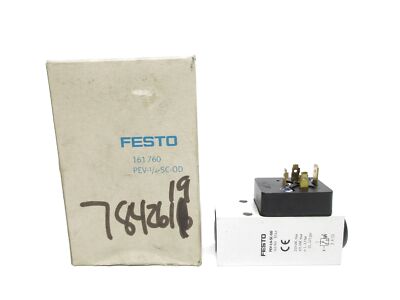 FESTO PEV-1/4-SC-OD 161760 250VAC 15-175PSI NSMP | eBay