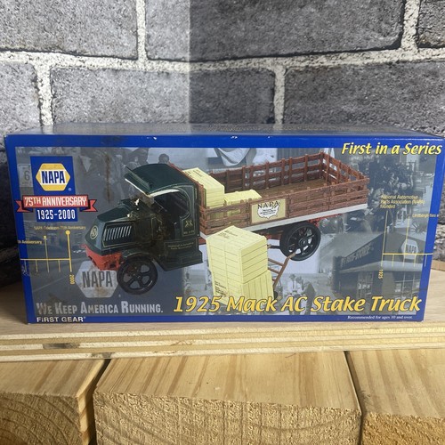 First Gear NAPA 1925 75th Aniv Mack AC Stake Truck Die Cast 1/34 Scale ...