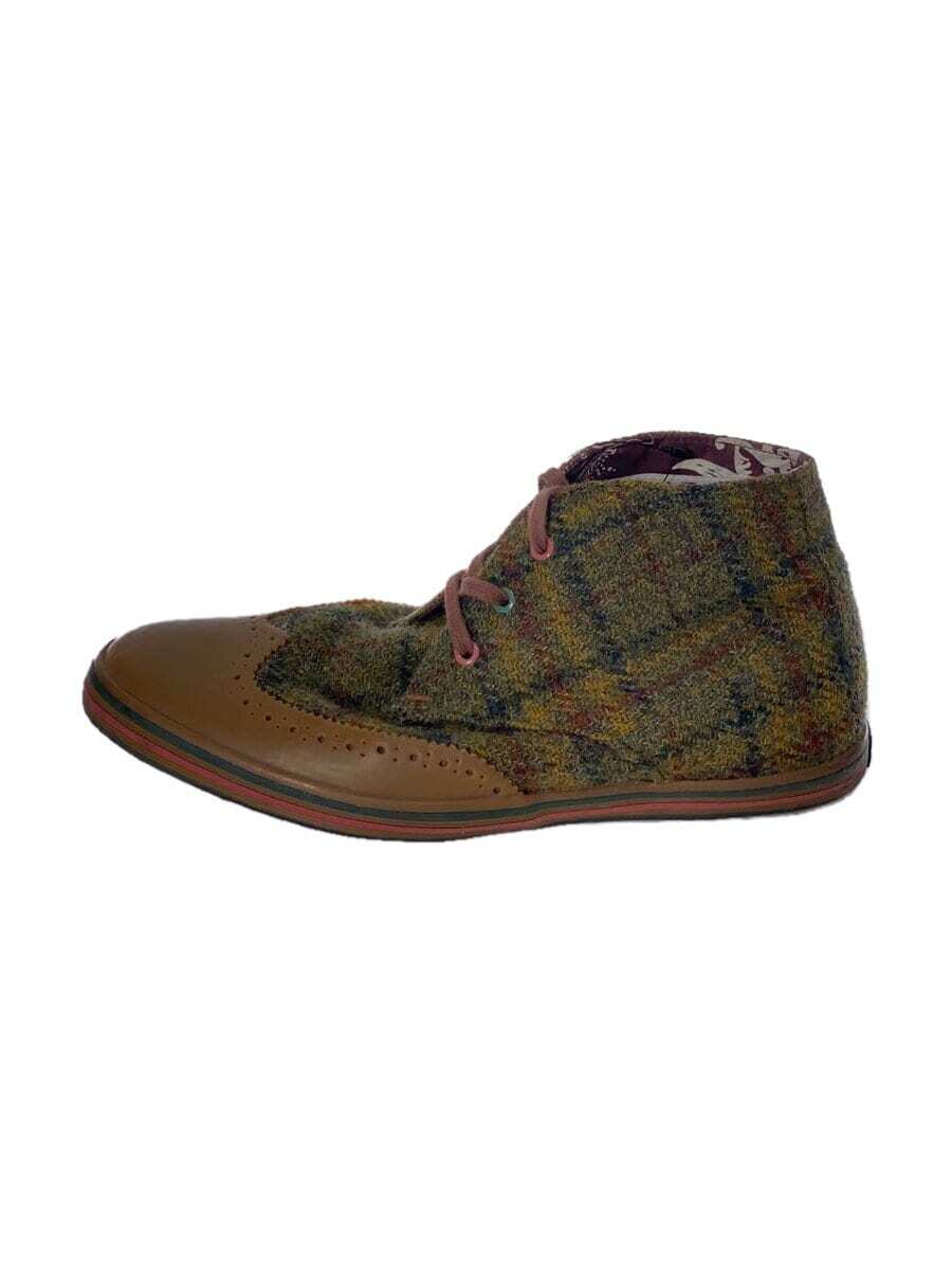 Paul Smith Harris Tweed High Top Sneakers/Uk6/Khk/Wool/Syxd Paul Smith Harris Tweed High Top Sneakers/Uk6/Khk/Wool/Syxd