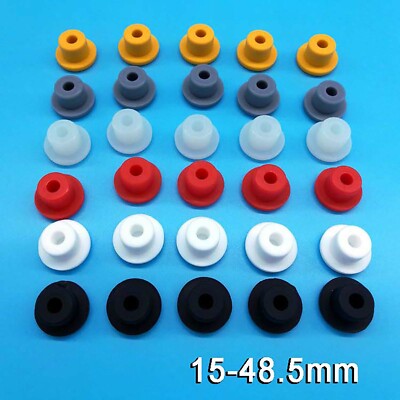 Silicone Rubber Blanking End Caps Pipe Tube Inserts Plugs Bung 15mm-48 ...