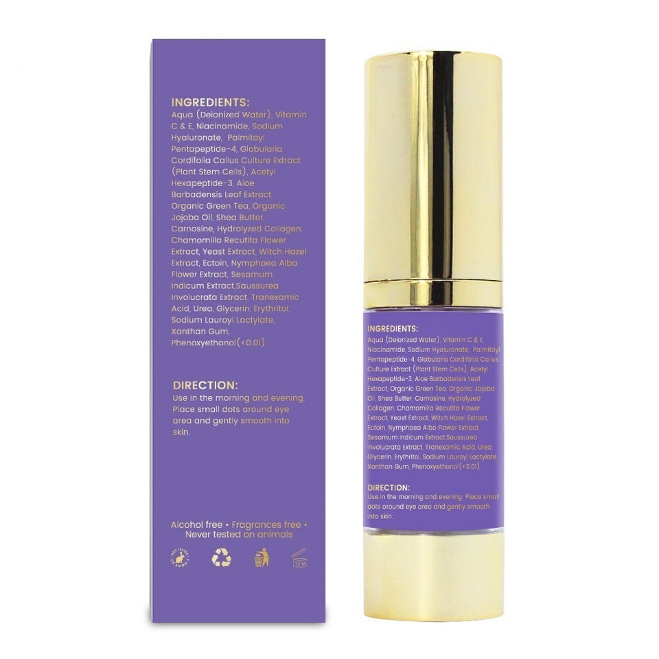 Firming Peptide Booster Eye Cream - MATRIXYL 3000, Hyaluronic Acid ...