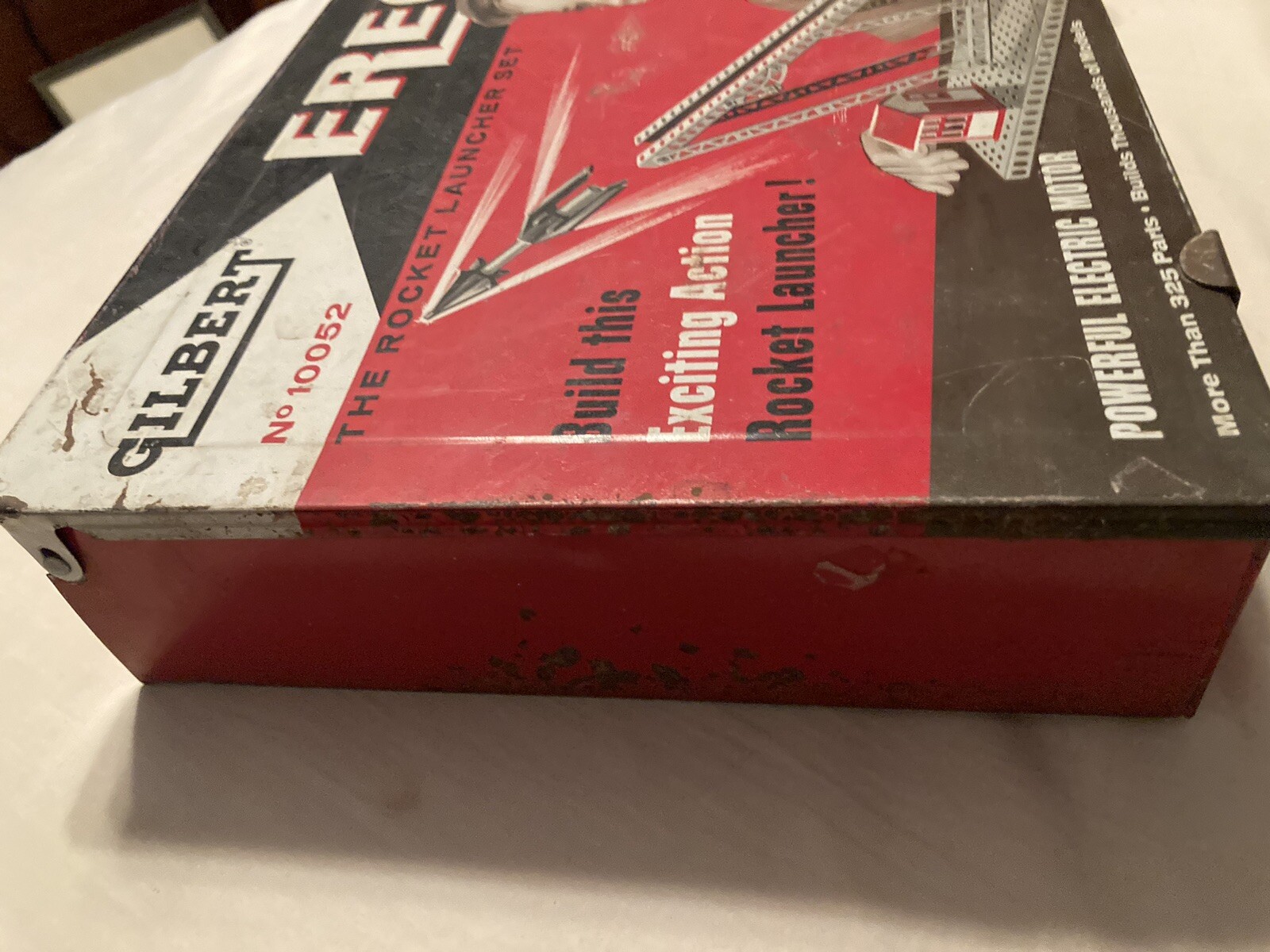 GENUINE Vintage Gilbert No 10052 Rocket Launcher Erector Set Case Only ...