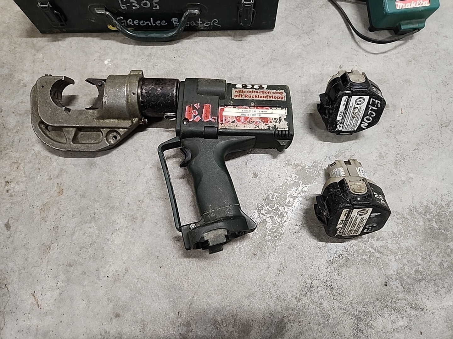 Greenlee Gator EK1240L 18v Battery Hydraulic Crimper- Crimping Tool | eBay