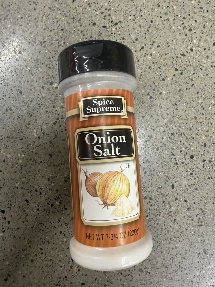 Spice Supreme Onion Salt 7.34Oz Shaker | eBay