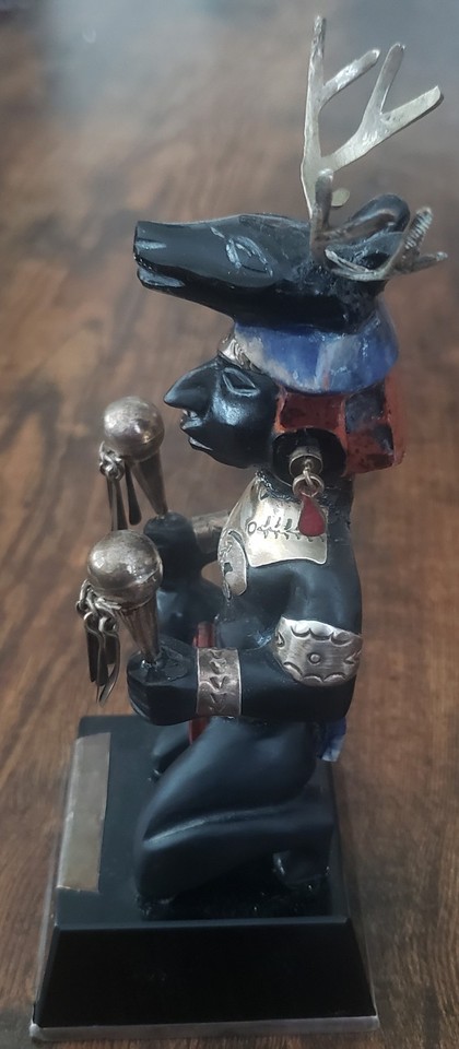 Aztecan/Mayan Warrior Blackstone Figurine | eBay UK