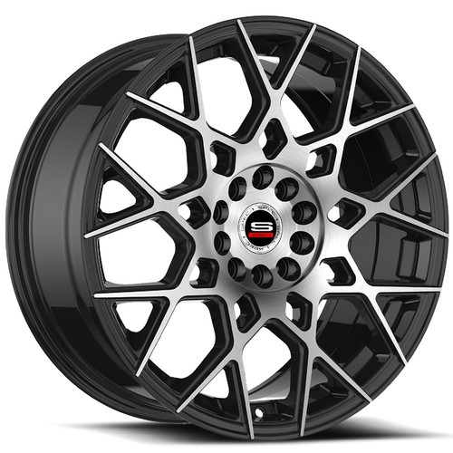 Spec-1 Wheels Rim SP-52 20x8.5 5x112/5x114.3 ET38 73.1CB Gloss Black ...