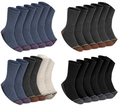 Timberland Men's Comfort Crew-Arch Support-Padded-Moisture Control 6 ...