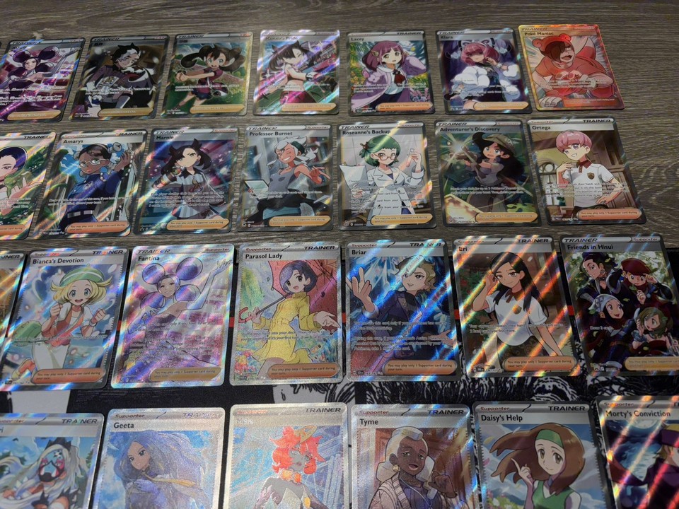67 Pokemon Card Lot Of Full Art Trainers (Cards In Pics) NM-M | eBay
