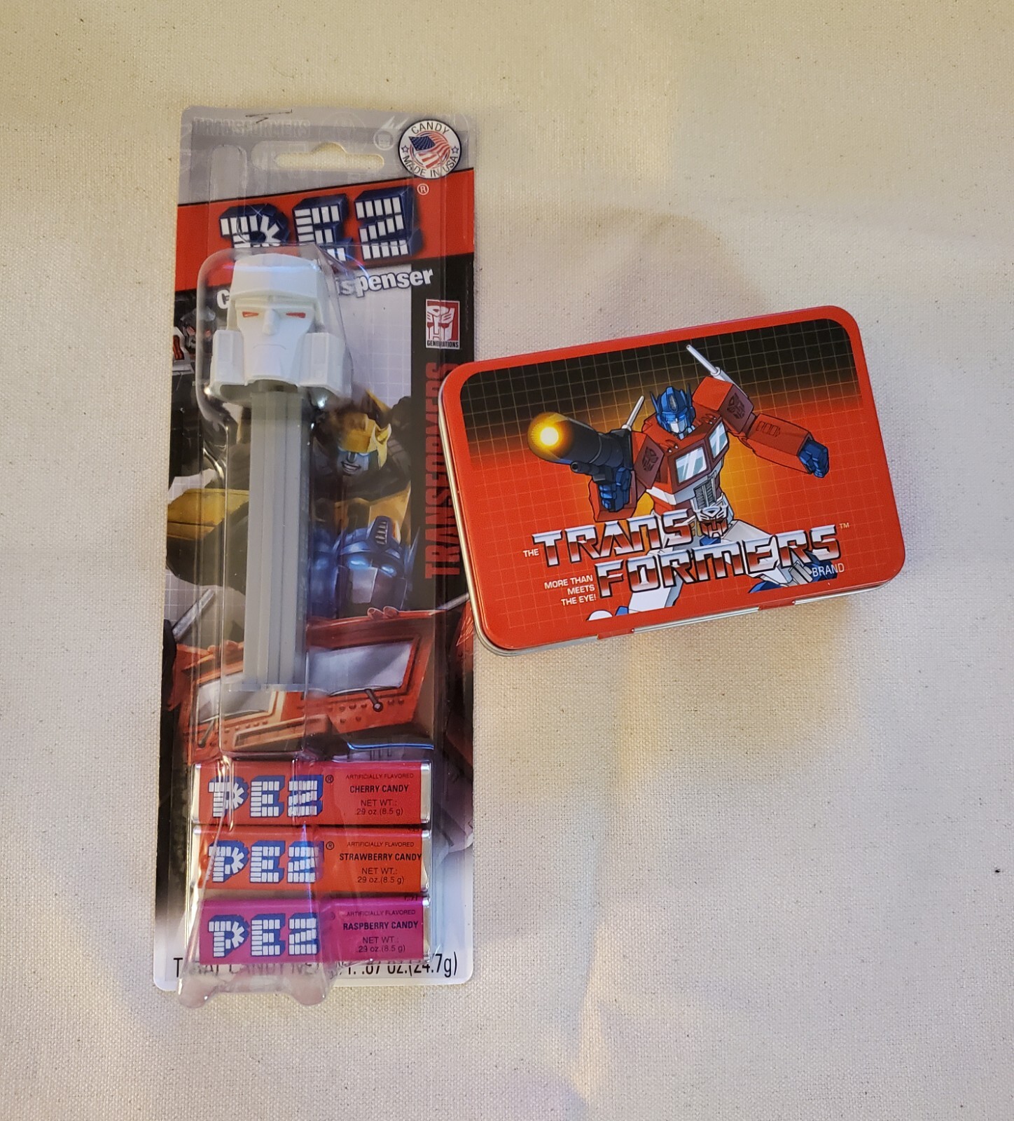 Transformers: Megatron PEZ And Optimus Tin | eBay