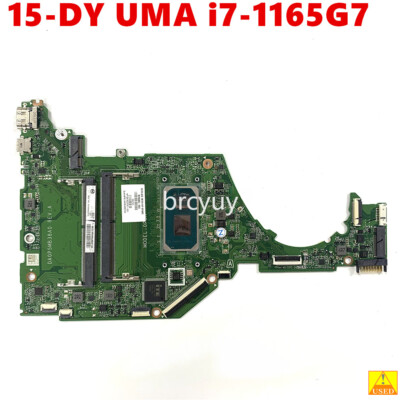 For HP 15T-DY200 15-DY Laptop Motherboard M16465-601 UMA i7-1165G7 ...