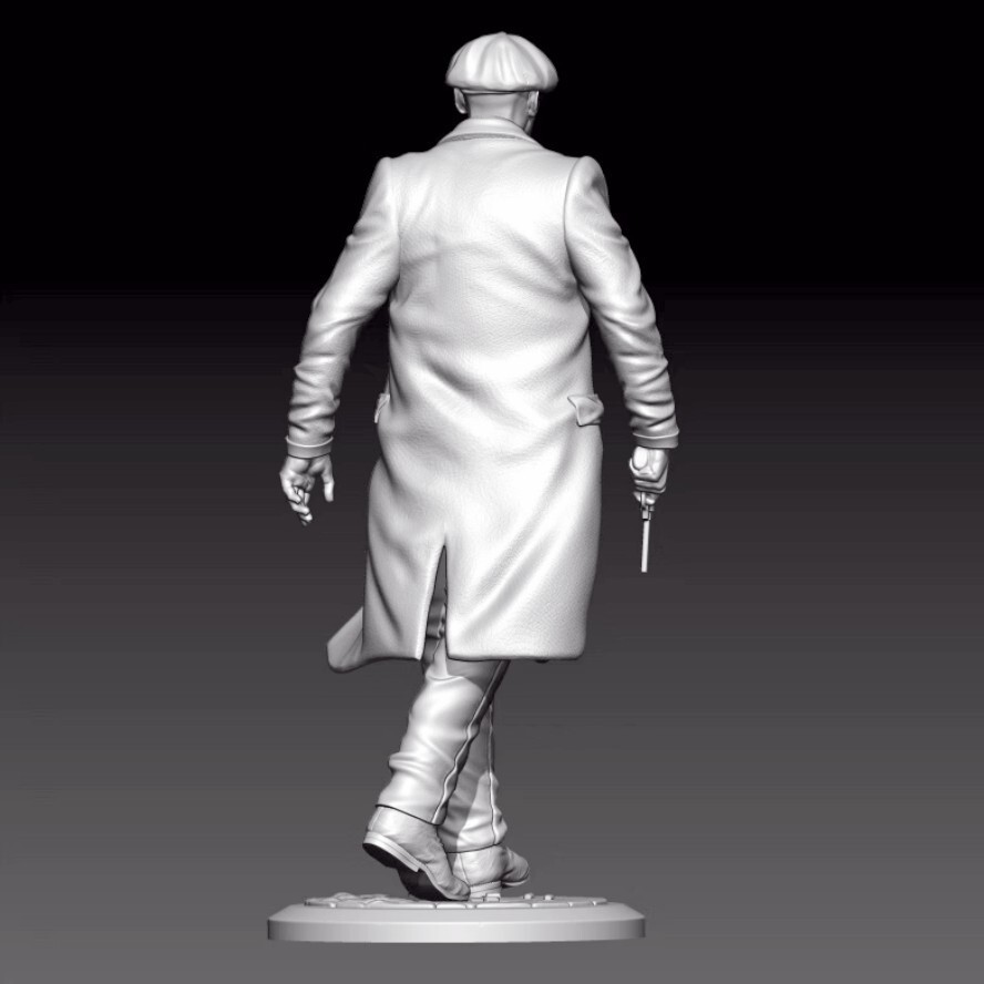 1/18 resin figures model 3D printing of the male gunman of the ...
