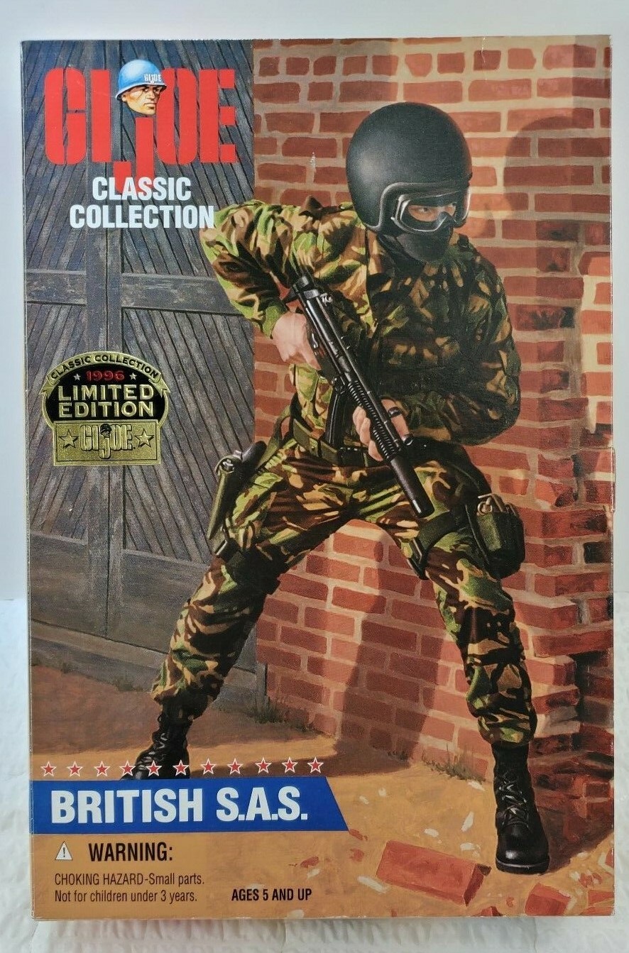 NEW 1996 GI Joe Classic Collection Limited Addition British S.A.S ...