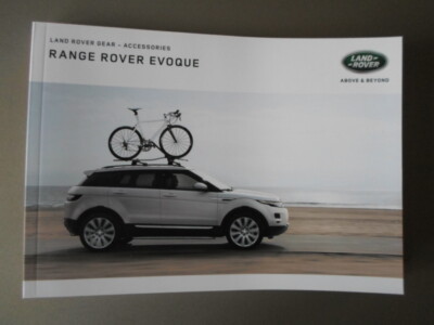 RANGE ROVER EVOQUE orig 2018 UK Mkt Accessories & Gear 64pp Sales ...