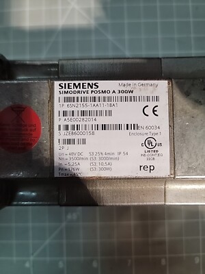 Siemens Simodrive Posmo 6SN2155-1AA11-1BA1 | eBay